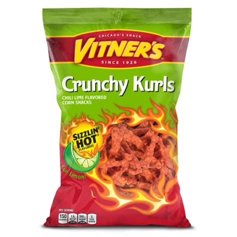 Vitners Crunchy Kurls Chili Lime Flavored Corn Snacks 9 Oz Kroger