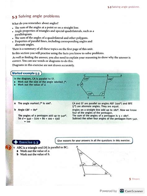Solving Angle Problems Pdf