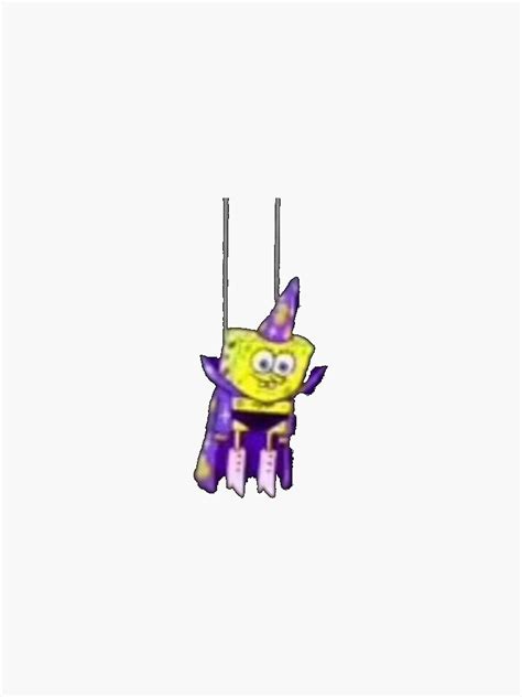 Spongebob Wizard Sticker For Sale By Kykyswan Redbubble