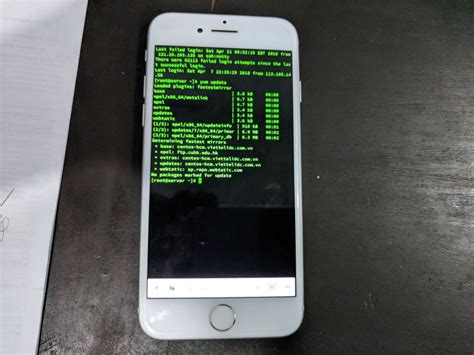 Điều Khiển Máy Chủ Linux Qua Dòng Lệnh Trên điện Thoại Ios Android
