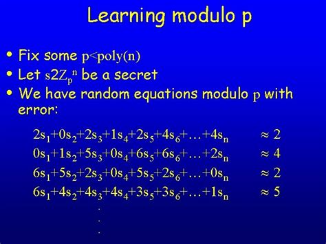 on lattices learning with errors random linear codes