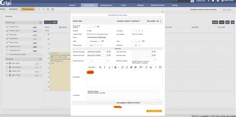 Planning Editing Task In The Quick View Doesnt Save Description