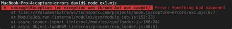 Simplify Catching Uncaughtexception Unhandledrejection And Multipleresolves In Node Js