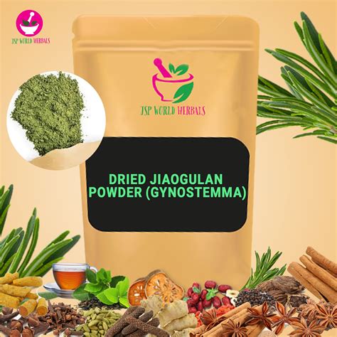 Dried Jiaogulan Powder Thailandorigin Vegan Friendly 100 Grams 100