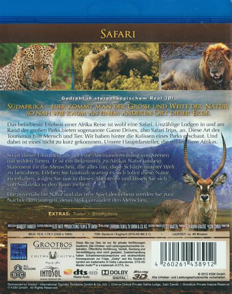 Abenteuer Südafrika Safari 3d Blu Ray Jpcde