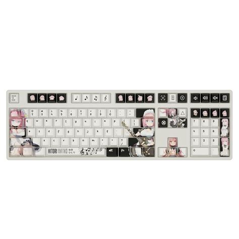 The Shy Guitarist Waifu Keyboard Maid Cosplay Anime Keyboard Gaming