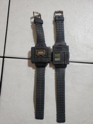 Vintage Transformers Quartz Robot Watch And Gun Watch Takara 4625647980