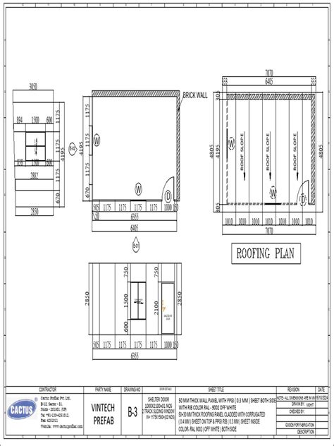 Vintech Prefab Drawing 1 Pdf Buildings And Structures