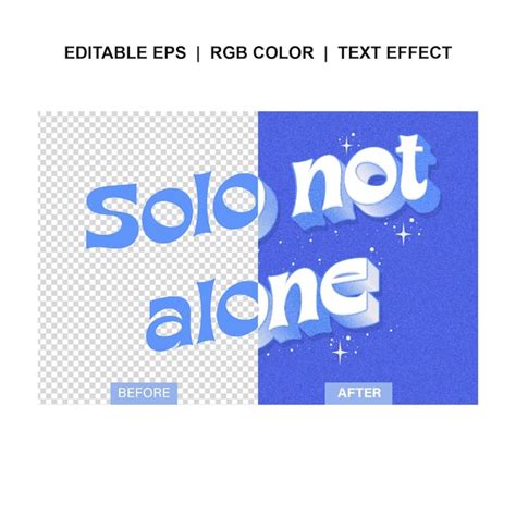 Premium Vector 3d Blur Text Effect