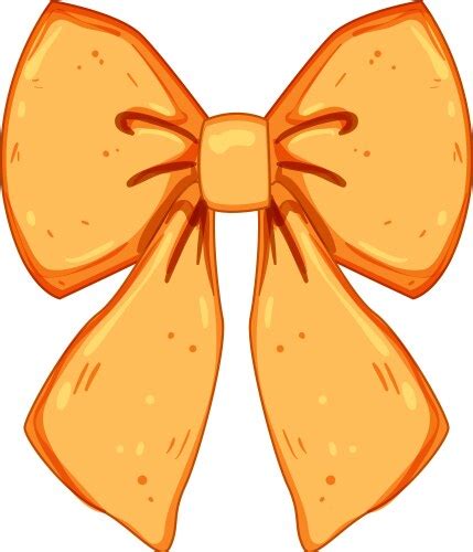 Pink Hair Ribbon Cartoon Royalty Free Vector Image