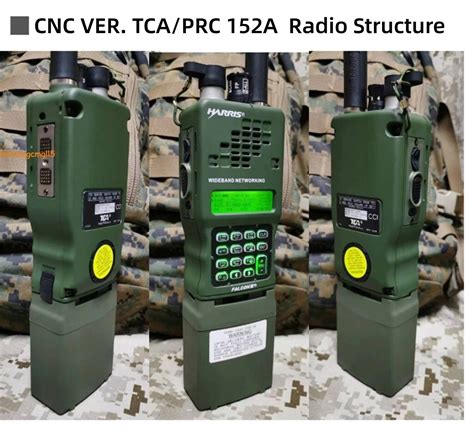 New 15w Harris Tca Prc 152a Radio Metal Vhf Uhf Kdu Keyboard Display Unit Set Ebay