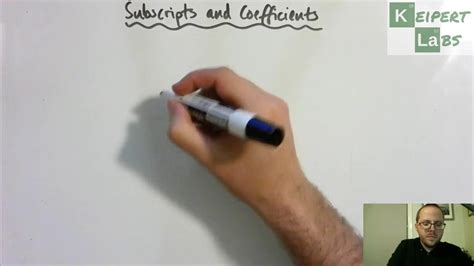Subscripts And Coefficients YouTube