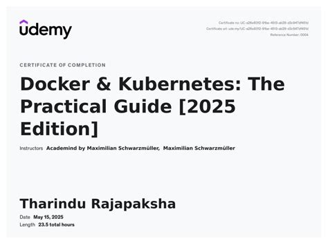 Mastered Docker Kubernetes And Aws With Practical Guide Tharindu Rajapaksha Posted On The