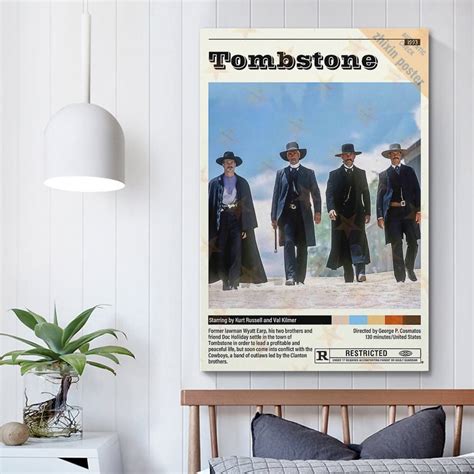 Tombstone Movie Poster Aesthetic Posters Decorative