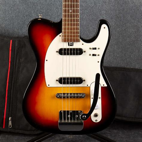 Sakai Vintage 60s Electric Guitar Made In Japan Sunburst Reverb Uk