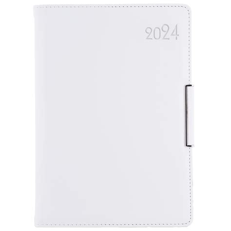 Diář Metalic Denní B6 2024 Bílá Aaapapir Cz