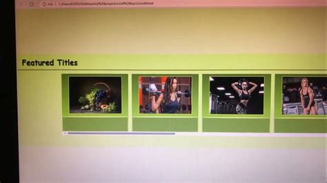 Featured Post Scroll Bar Youtube