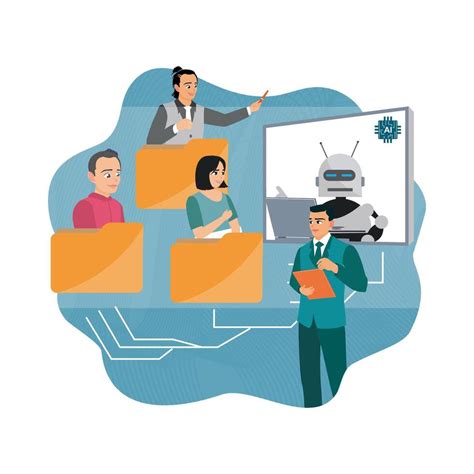 Innovative Ai Solutions For Business Collaboration 68597870 Vector Art At Vecteezy