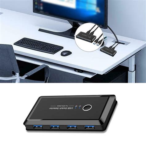 Usb Switch Box Usb 3 0 2 0 Switcher 2 Computers Sh Grandado