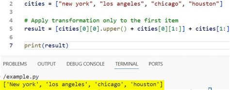 Capitalize First Letter Of List In Python