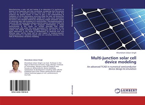 Multi Junction Solar Cell Device Modeling 978 3 659 19918 9 3659199184 9783659199189 By