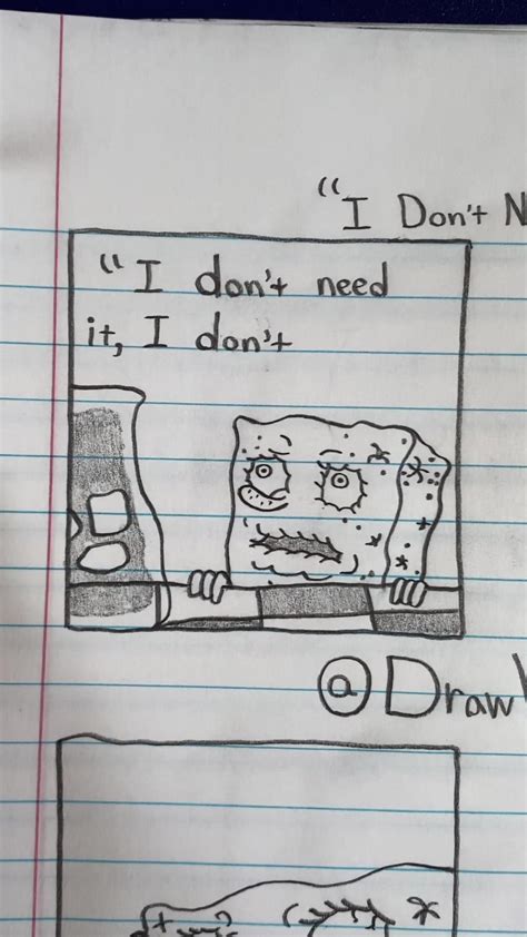 Spongebob Doodle Memes Spongebob Funny Meme Cartoon Art Print For