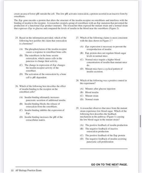 Solved Questions 25 29 Insulin Osteocalcin Receptor