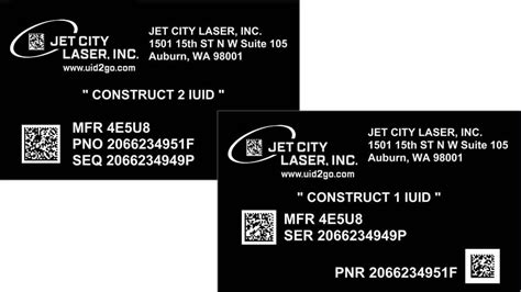 Your Simplified Iuid Guide Auburn Wa Jet City Laser