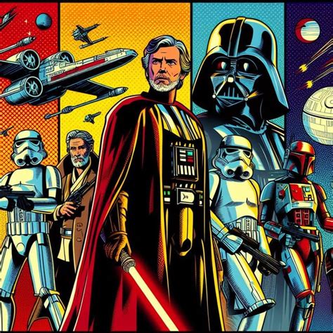 Me To Ai Create A Pop Art Image Of Star Wars Poster Ai Be Like I