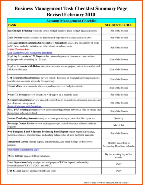 Daily Operations Report Template