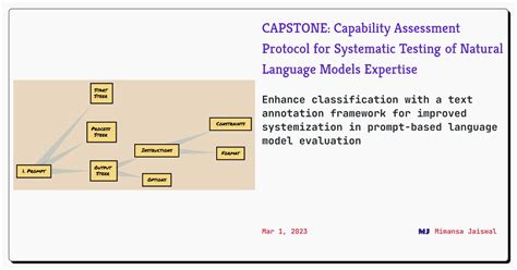 CAPSTONE Capability Assessment Protocol For Systematic Testing Of Natural Language Models