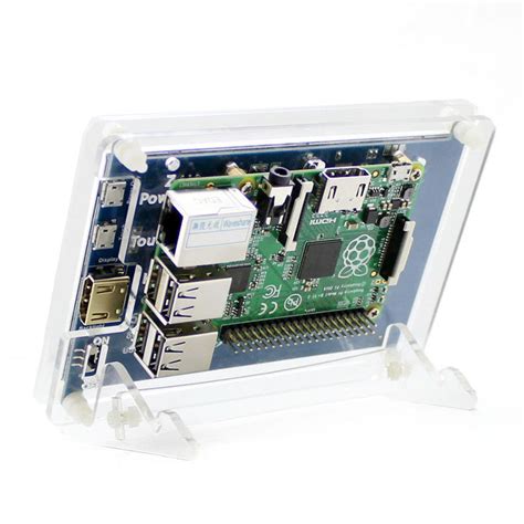 Enclosure For Raspberry Pi LCD Screen TFT USB Botland Robotic Shop