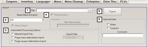 How To Import Export A Menu HungerRush