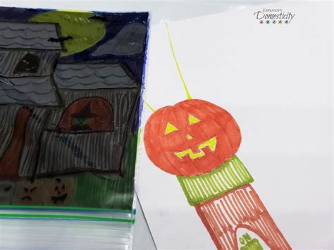 Halloween Scene Flashlight Craft ⋆ Exploring Domesticity