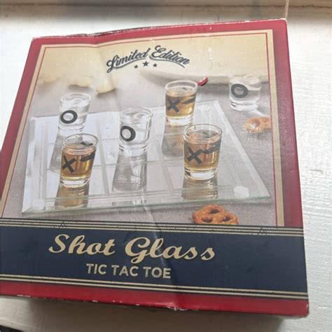 Other Limited Edition Tic Tac Toe Shot Glass Set Poshmark