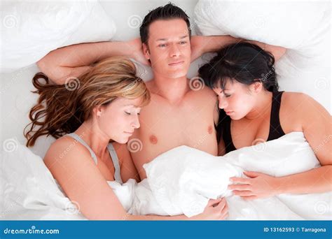 Threesome Stock Image Image Of Friends Female People 13162593
