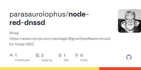 Github Parasaurolophus Node Red Dnssd Wrap Https Npmjs Package Gravitysoftware