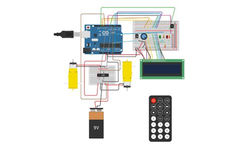 Circuit Design Roboex4 Tinkercad
