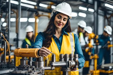 Dia Internacional Da Mulher Na Engenharia Foto Premium