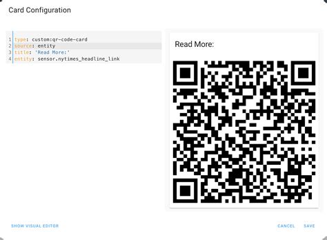 qr code card doesn t render on the actual dashboard but renders in