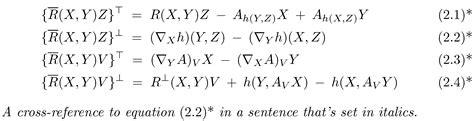 Numbering Is There A Code To Number Equation That Is Output As TeX LaTeX Stack