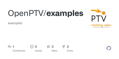 GitHub OpenPTV Examples Examples