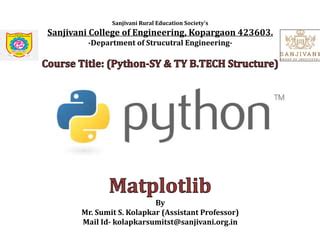 Introduction To Data Visualization Matplotlib Pdf