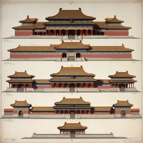 Forbidden City Architectural Designs Stable Diffusion Online