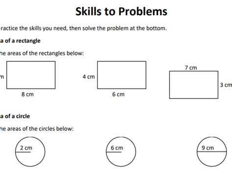 Skills To Problems Geometry Revision Teaching Resources
