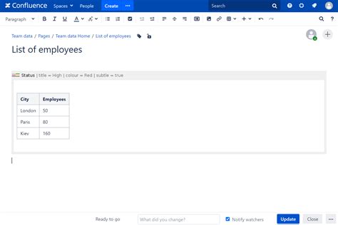 Advanced Table Cells Formatting