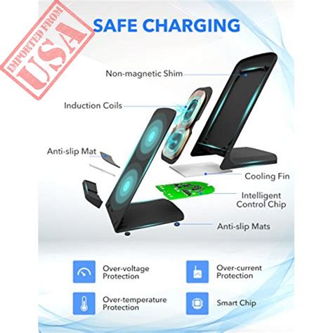 High Quality Seneo Iphone X Wireless Charger Qi Certified 10w Fast