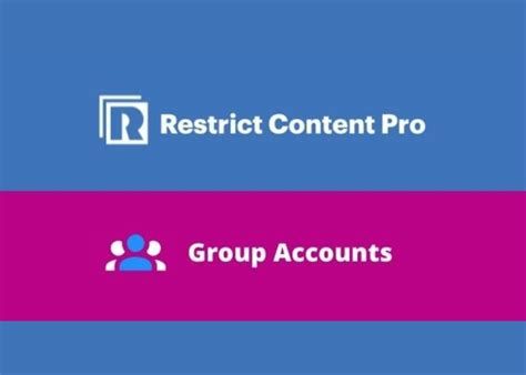 Restrict Content Pro Group Accounts Wp Gpl Gpl Theme Plugin