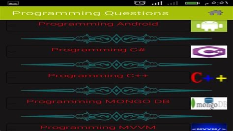Programming Questions App On Amazon Appstore