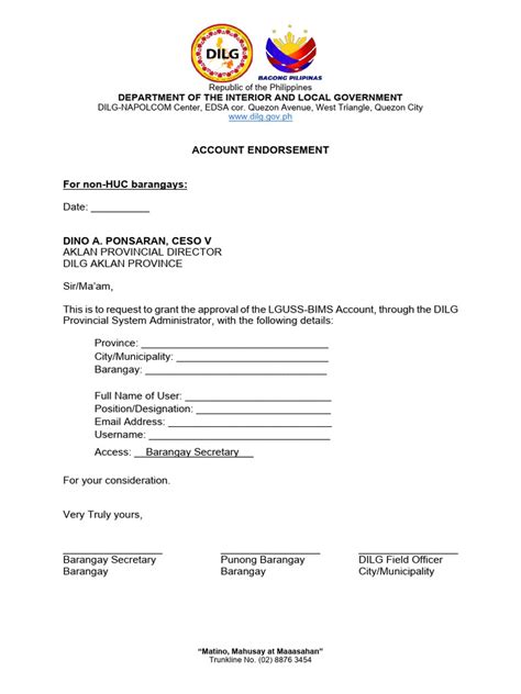 Bims Account Approval Form Pdf